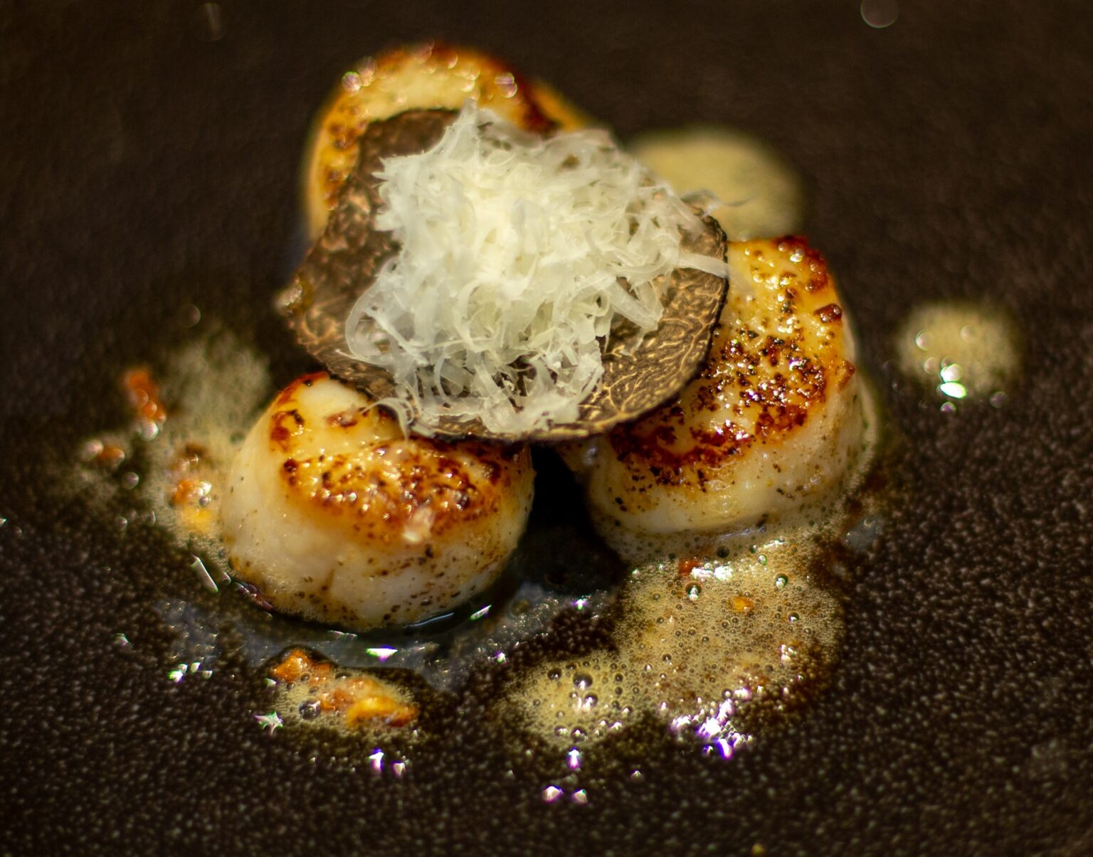 Kamskjell med trøffel og parmesan - Yann´s food